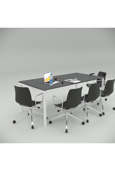 Akr Ofis Ear Toplantı Masası Antrasit