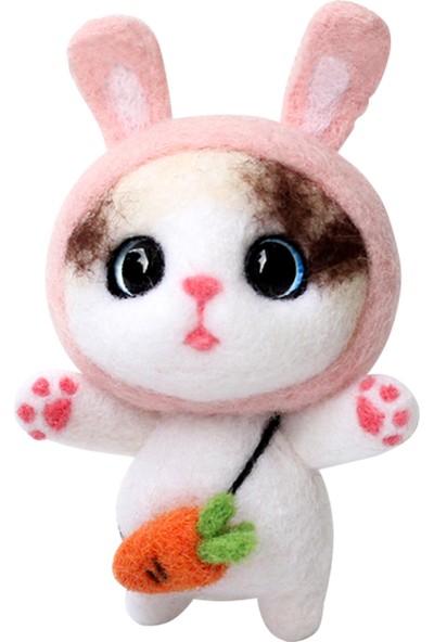 Catteo Yün Keçe Kiti - Tavşan Kedi (Yurt Dışından)