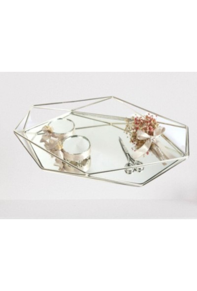Özel Gül Sunum Tepsi Setleri Prizma Söz Tepsisi - Yüzük - Nişan Tepsisi Gümüş Yüzük Tepsisi Özel Gül Sunum Tepsi Setleri Prizma Söz Tepsisi - Yüzük - Nişan Tepsisi Gümüş Yüzük Tepsisi
