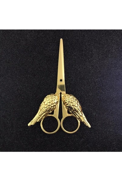 Söz Nişan Makası - Kurdele Kesme Makası - Kanatlı Makas - Melek Kanatlı Makas (Gold - Altın) Söz Nişan Makası - Kurdele Kesme Makası - Kanatlı Makas - Melek Kanatlı Makas (Gold - Altın)
