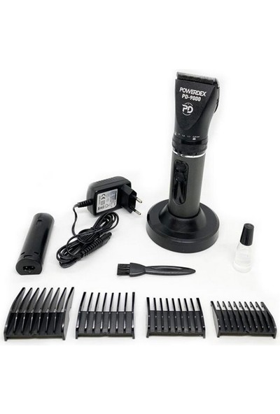 Powerdex PD-9000 Profesyonel Dijital Şarjlı Traş Makinesi Powerdex PD-9000 Profesyonel Dijital Şarjlı Traş Makinesi