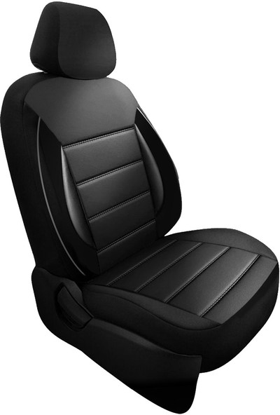 Nice Shop Renault R21 Uyumlu Koltuk Kılıfı Jet Deri - Siyah