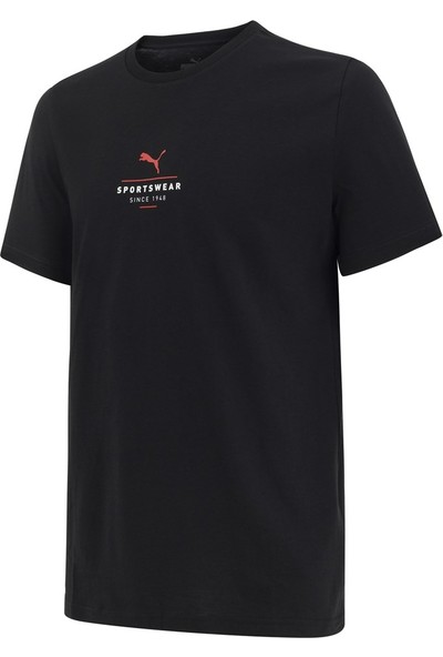 Puma Blank Base Men’s Tee Erkek Siyah Günlük T-Shirt - 673926-02