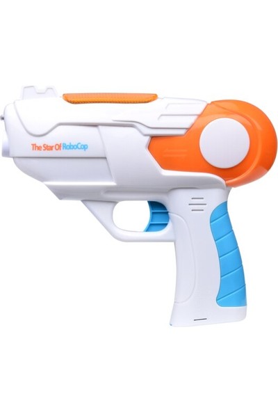 Robocop Bubble Pistol Shooter Müzik Işıkları Engelleme Engelleme Robocop Bubble Pistol Shooter Müzik Işıkları Engelleme Engelleme