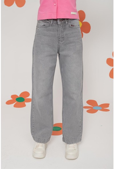Relax Uzun Paça Pantolon Gri