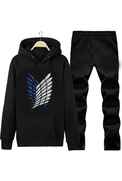 Art T-Shirt Anıme Shıeld Kapüşonlu Desıgn Eşofman Takımı Art T-Shirt Anıme Shıeld Kapüşonlu Desıgn Eşofman Takımı