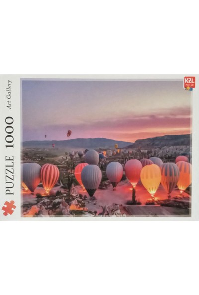 Kzl Puzzle Kapadokya Hava Balonları 1000 Parça Puzzle Pazıl 68X48 cm Kzl Puzzle Kapadokya Hava Balonları 1000 Parça Puzzle Pazıl 68X48 cm
