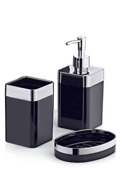 Grimor Life 3 Parça Akrilik Metalize Kaplamalı Banyo Seti Grimor Life 3 Parça Akrilik Metalize Kaplamalı Banyo Seti