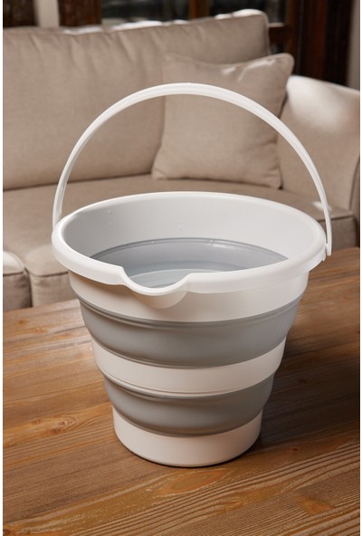 Magıc Katlanır Kova-Gri 12 Lt