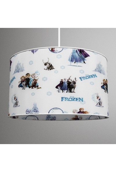 Ayze Home Elsa Frozen Çocuk Odası Baskılı Avize
