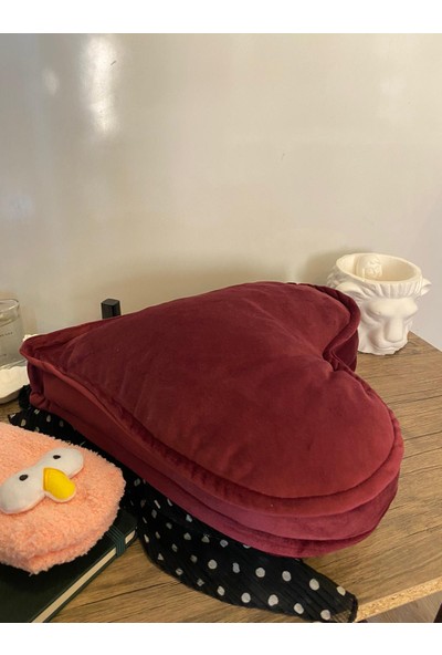 Kalpli Minder Kırlent-Fuşya