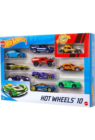 Hot Wheels 10'lu Metal Araba Seti Hot Wheels 10'lu Metal Araba Seti