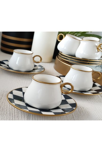 Regna Home Pera Kahve Fincan Takımı 6 Kişilik Agora