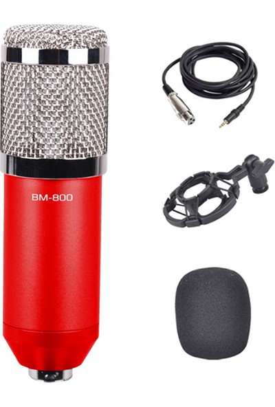 Vendas BM-800 Condenser Stüdyo Profesyonel Kayıt ve Yayın Mikrofonu Vendas BM-800 Condenser Stüdyo Profesyonel Kayıt ve Yayın Mikrofonu