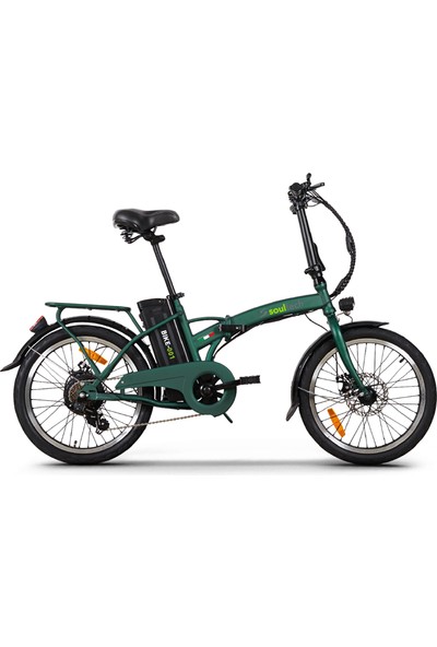 Soultech BIKE-001 Elektrikli Katlanır Bisiklet Yeşil Soultech BIKE-001 Elektrikli Katlanır Bisiklet Yeşil