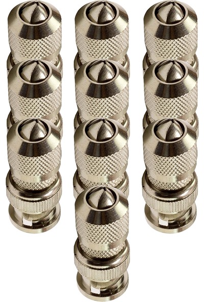 Ids 10 Lu Metal Bnc Konnektör -Paslanmaz - Oksitlenmez - Güvenlik Kamerası Sistemleri