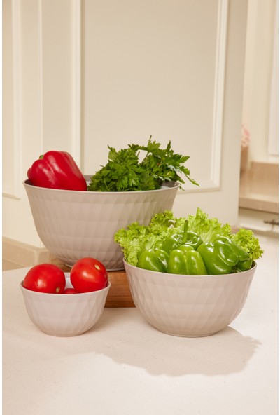 Hobby Life Plastik Prizma Kase 3'lü Vizon Set 4,5 Lt 1,8 Lt 0,50 Lt