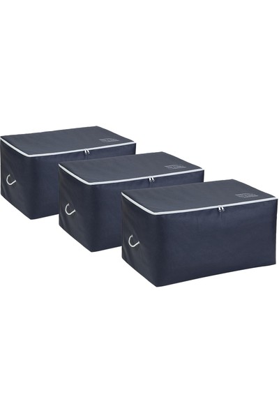 Ocean Home 3'lü Lacivert Stuff&things Hurç // 64X41X35 Ocean Home 3'lü Lacivert Stuff&things Hurç // 64X41X35
