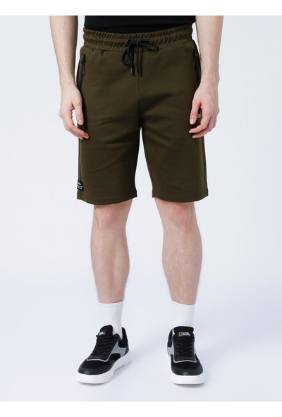 National Geographic C-Cortez Lastikli Standart Kalıp Baskılı Haki Erkek Sweat Şort National Geographic C-Cortez Lastikli Standart Kalıp Baskılı Haki Erkek Sweat Şort