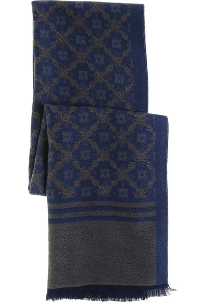 Fabrika FBMDL06 Indigo Desenli Erkek Atkı