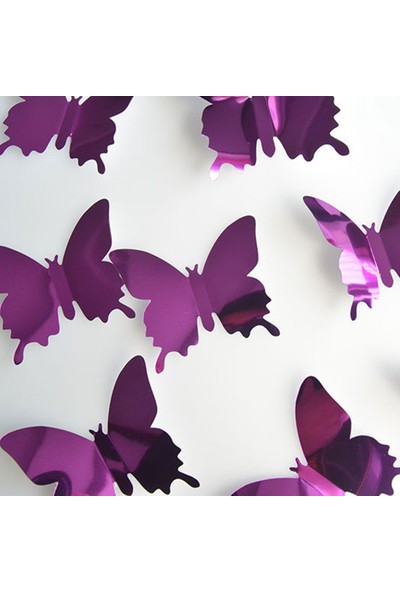 Yunanming 12 Parçalı 3D Dıy Duvar Stickerı ( Yurt Dışından)