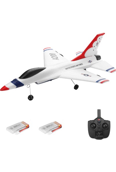 Wltoys Xk A200 F-16B Rc Uçak 2.4ghz 2ch Rc Uçak Uçuş Wltoys Xk A200 F-16B Rc Uçak 2.4ghz 2ch Rc Uçak Uçuş