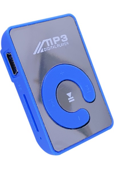 Mini Ayna Klip Mp3 Çalar Taşınabilir Moda Spor USB