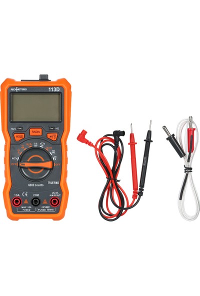 Rıchmeters RM113D Ncv Dijital Multimetre 6000 Sayım - Turuncu (Yurt Dışından) Rıchmeters RM113D Ncv Dijital Multimetre 6000 Sayım - Turuncu (Yurt Dışından)