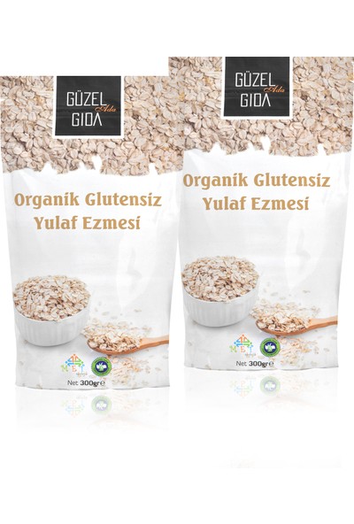 Güzel Ada Gıda Organik Glutensiz Yulaf Ezmesi 300 gr - 2 Adet Güzel Ada Gıda Organik Glutensiz Yulaf Ezmesi 300 gr - 2 Adet