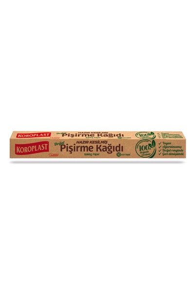Koroplast Hazır Kesilmiş Doğal Pişirme Kağıdı 10 Lu Koroplast Hazır Kesilmiş Doğal Pişirme Kağıdı 10 Lu