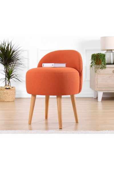 Lorence Home Corvile Puf - Turuncu Lorence Home Corvile Puf - Turuncu
