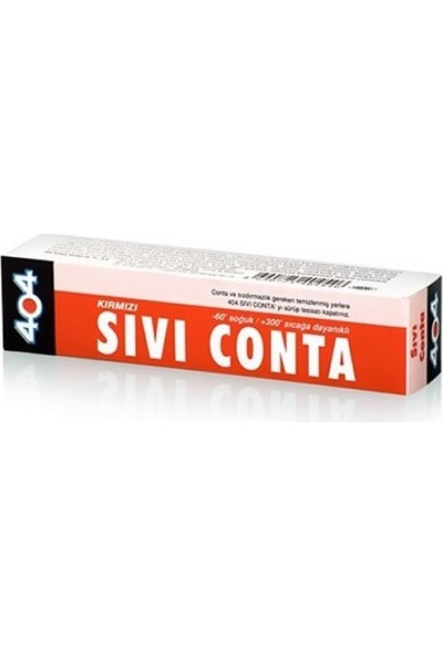 404 Sıvı Conta Kırmızı 45GR 404 Sıvı Conta Kırmızı 45GR
