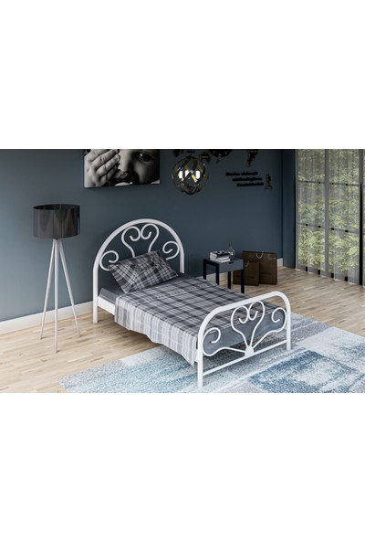 Metalia Gm 118 Baby Tek Kişilik Metal Karyola Beyaz 90X190 Metalia Gm 118 Baby Tek Kişilik Metal Karyola Beyaz 90X190