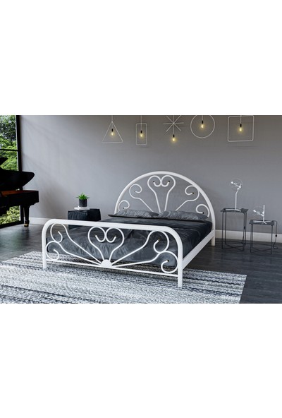 Metalia Gm 300 Baby Beyaz Çift Kişilik Metal Karyola 160X200 Metalia Gm 300 Baby Beyaz Çift Kişilik Metal Karyola 160X200