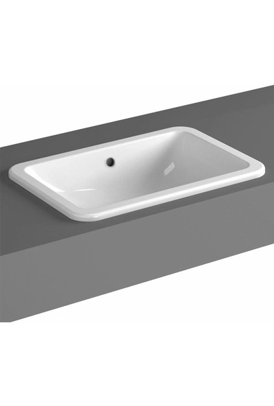 VitrA S20 Tezgahüstü Lavabo 55 Cm-Beyaz
