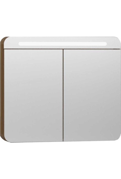 Vitra Nest Trendy Aydınlatmalı Dolaplı Ayna 80 cm Hareli Doğal Ahşap 56175 Vitra Nest Trendy Aydınlatmalı Dolaplı Ayna 80 cm Hareli Doğal Ahşap 56175