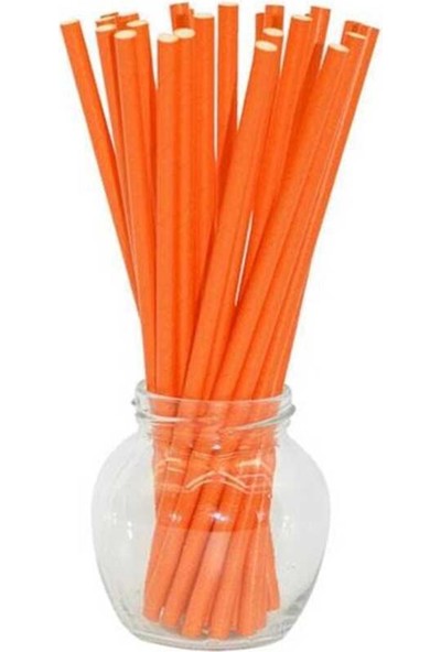 İpek Böceği Turuncu Renk Kağıt Pipet 25 Adet İpek Böceği Turuncu Renk Kağıt Pipet 25 Adet