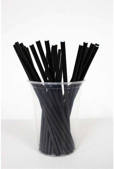 İpek Böceği Siyah Renk Kağıt Pipet 24 Adet İpek Böceği Siyah Renk Kağıt Pipet 24 Adet