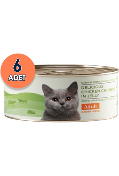 Kito Tavuk Parça Etli Jöleli Yetişkin Kedi Konserve 100 gr x 6 Adet Kito Tavuk Parça Etli Jöleli Yetişkin Kedi Konserve 100 gr x 6 Adet