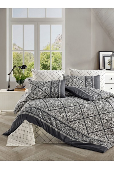 Nevresim Dünyası Ranforce Çift Kişilik Nevresim Takımı Nedra