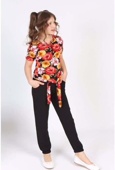 Kız Çocuk 2 'li Takım Çiçekli Yazlık Elbise Pamuklu Kız Çocuk 2 'li Takım Çiçekli Yazlık Elbise Pamuklu