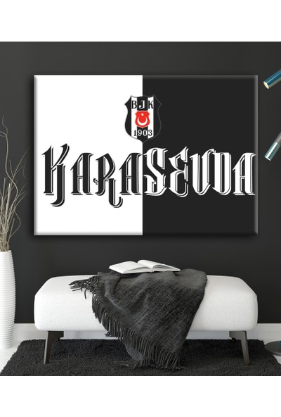 Tabloçek Kanvas Tablo Taraftar Beşiktaş Spor Kartal Bjk Çarşı Tabloçek Kanvas Tablo Taraftar Beşiktaş Spor Kartal Bjk Çarşı