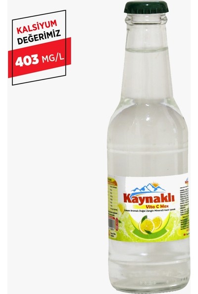 KAYNAKLI YÜKSEK KALSİYUMLU ZENGİN MİNERALLİ LİMONLU MADEN SUYU KAYNAKLI YÜKSEK KALSİYUMLU ZENGİN MİNERALLİ LİMONLU MADEN SUYU