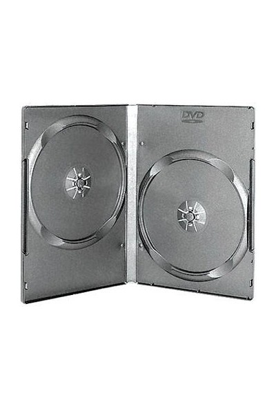 10'lu CD DVD Kutusu Slim Çiftli