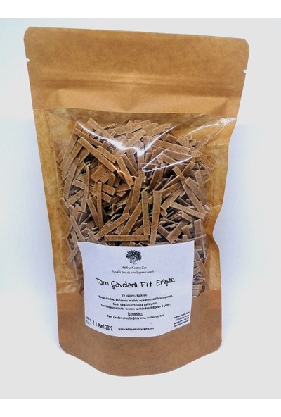 Atölye Kuzey Ege Tam Çavdarlı Fit Erişte 300 gr