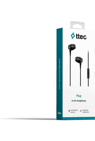 Ttec Pop Mikrofonlu Kulakiçi Kulaklık 3.5MM2KMM13S
