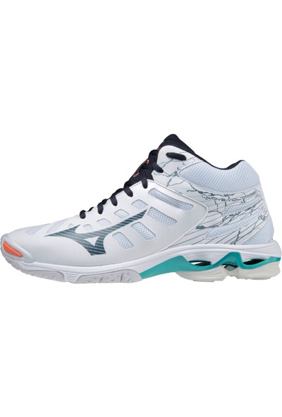 Mizuno Wave Voltage Mıd Unisex Voleybol Ayakkabısı Beyazgri Mizuno Wave Voltage Mıd Unisex Voleybol Ayakkabısı Beyazgri