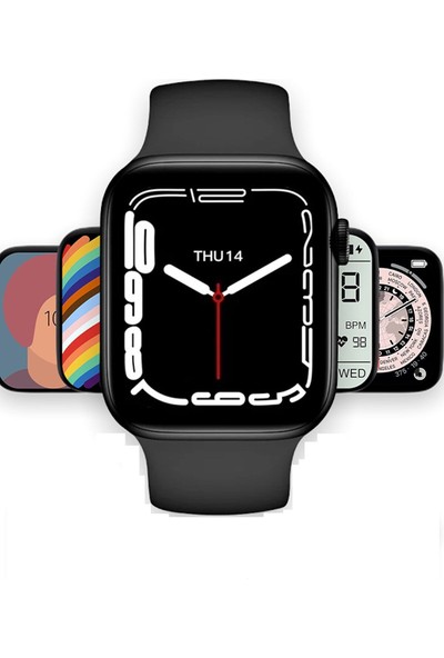 TeiraTech Watch 7 Watch Pro Nabız Tansiyon Ölçer Tüm Telefonlara Uyumlu Son Sürüm Akıllı Saat TeiraTech Watch 7 Watch Pro Nabız Tansiyon Ölçer Tüm Telefonlara Uyumlu Son Sürüm Akıllı Saat