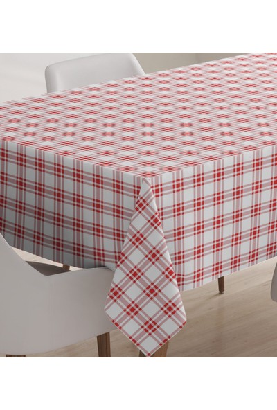 Belnido Home Scotland Collection Özel Tasarım Masa Örtüsü 150 x 150 cm- MSB90002
