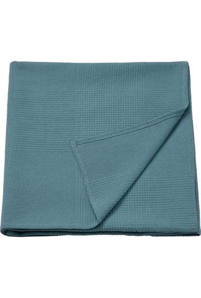 Noktalahra Indıra,tek Kişilik Yatak Örtüsü,açık Mavi